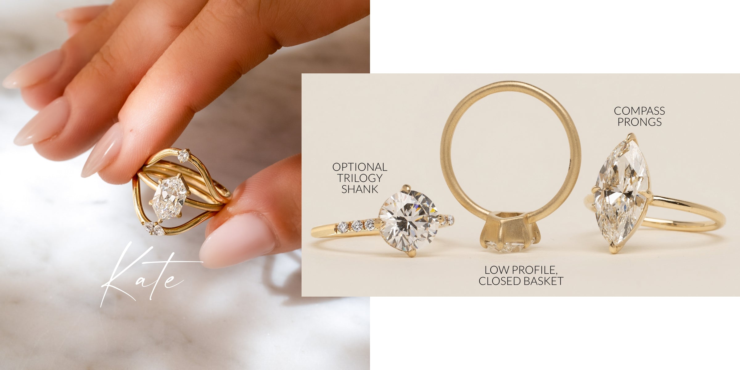 Simple Solitaire - Unique Engagement Rings – Sofia Kaman